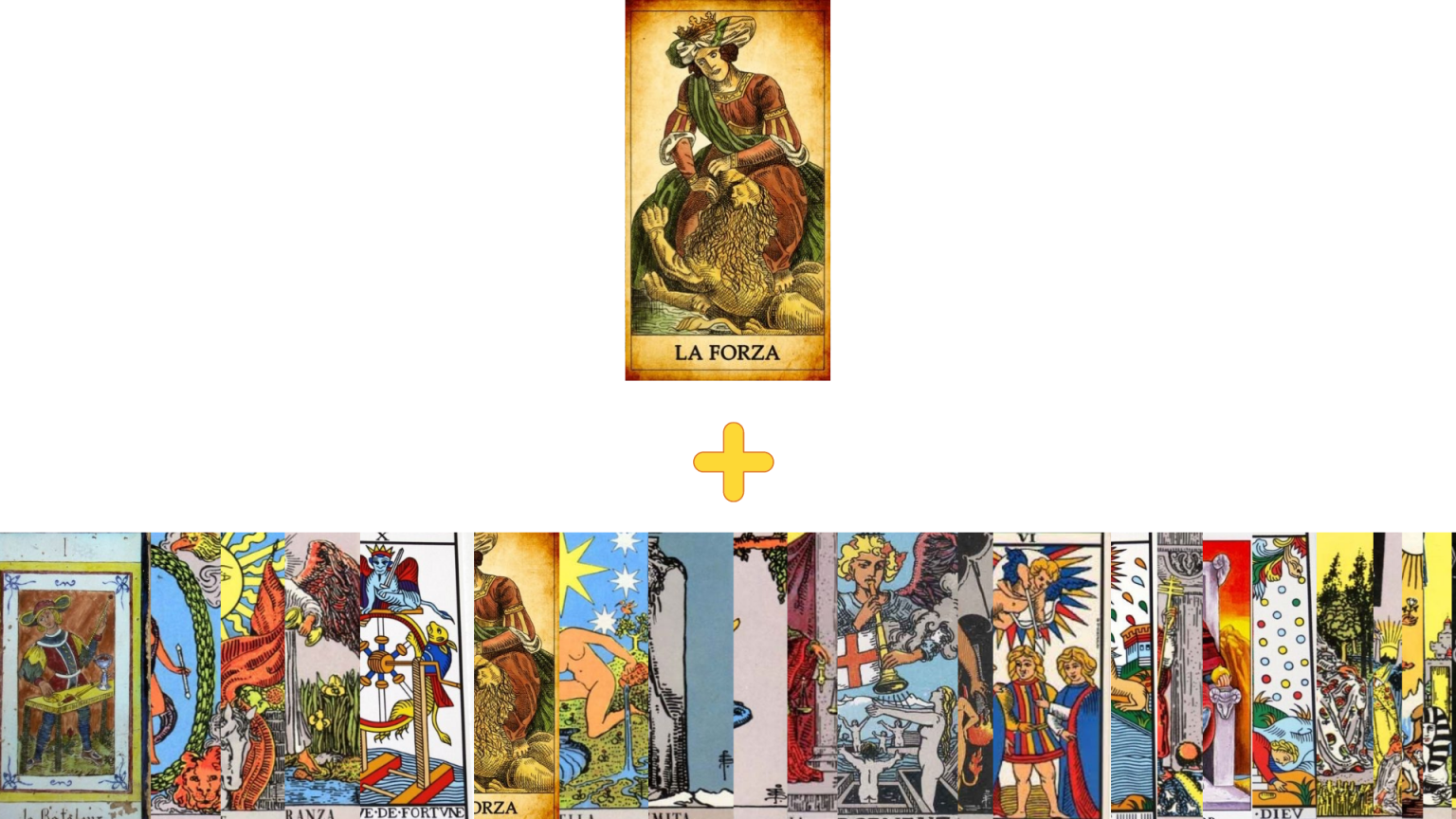 La Forza - abbinamenti con gli arcani maggiori nei tarocchi - CARTE DEI ...